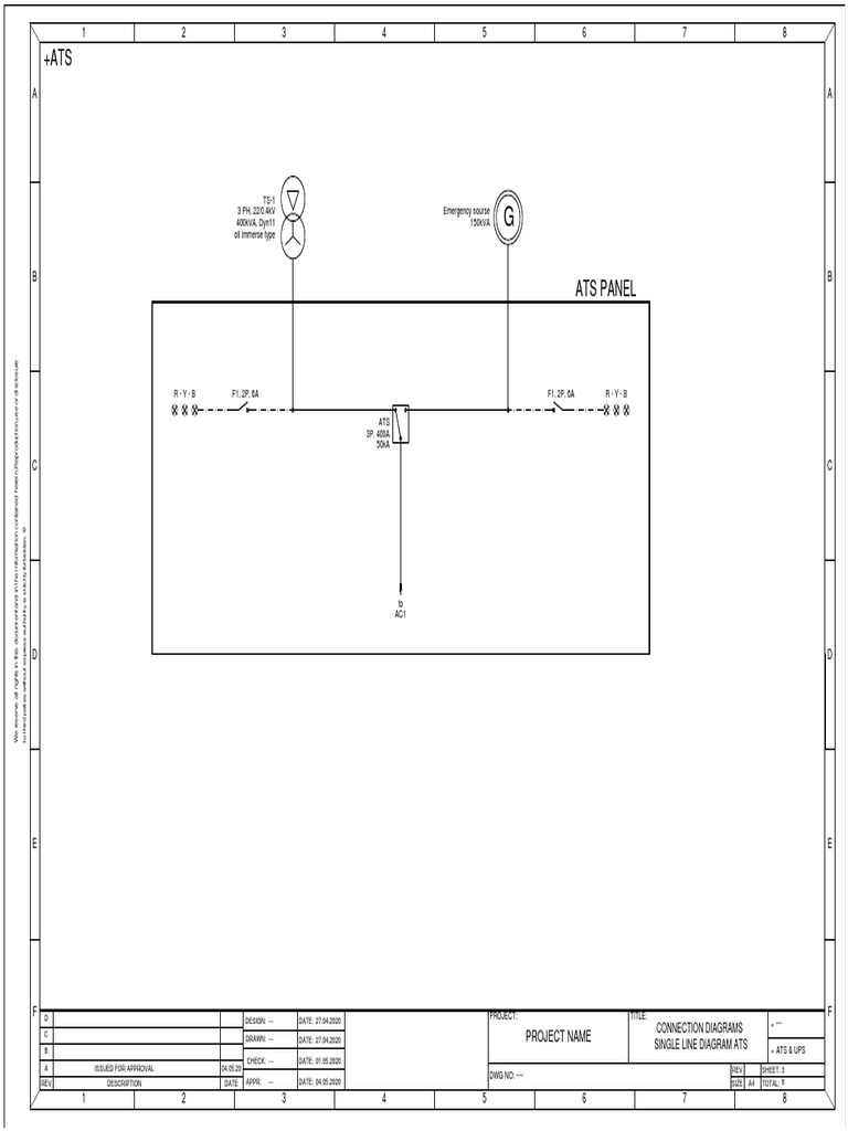 Ats Panel: 3 PH, 22/0.4kV Oil Immerse Type TS-1 150kVA Emergency Sourse ...