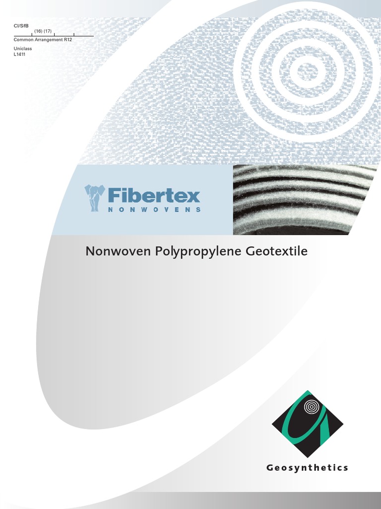 Fibertex 011 PDF | PDF | Drainage | Materials