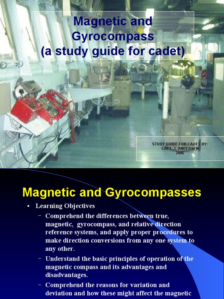 Compass - A Study Guide For Cadet | PDF | Compass | Gyroscope