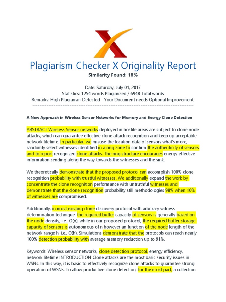 Energy And Memory Efficient Clone Detection In Wirless Sensor Networks Download Free Pdf