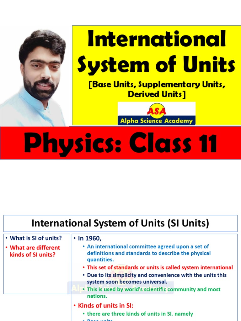 International System of Units (SI Units) | PDF | International System ...