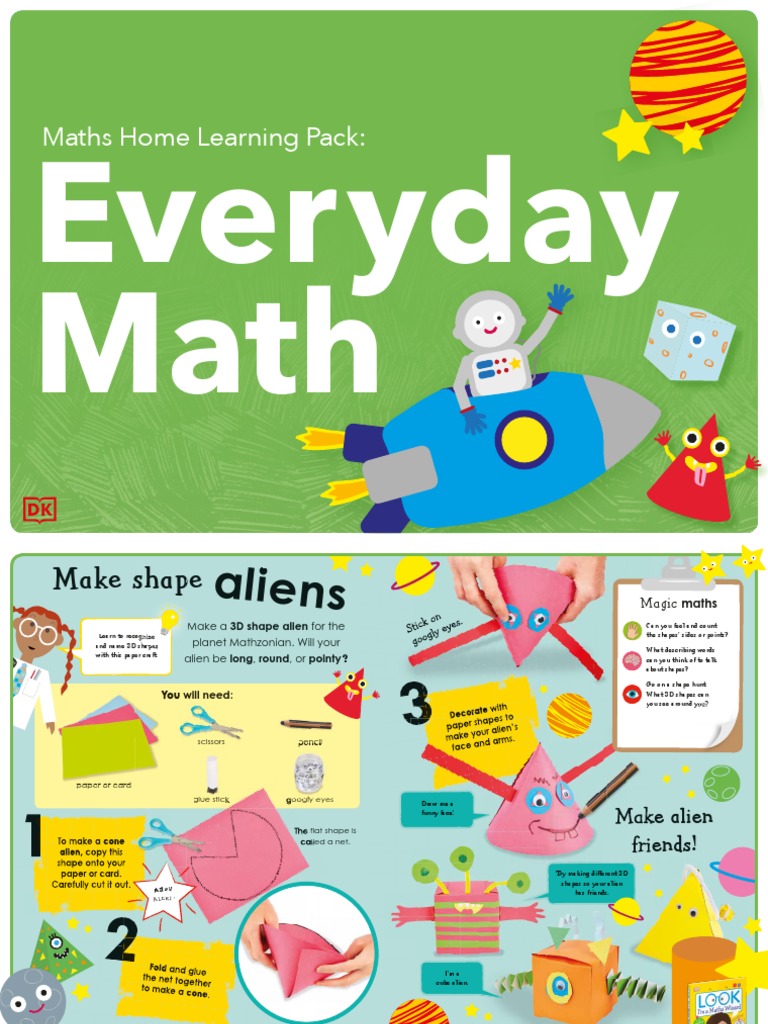 Everyday Math: Maths Home Learning Pack | PDF | Leisure