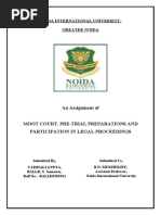 Moot Court Practical File | PDF