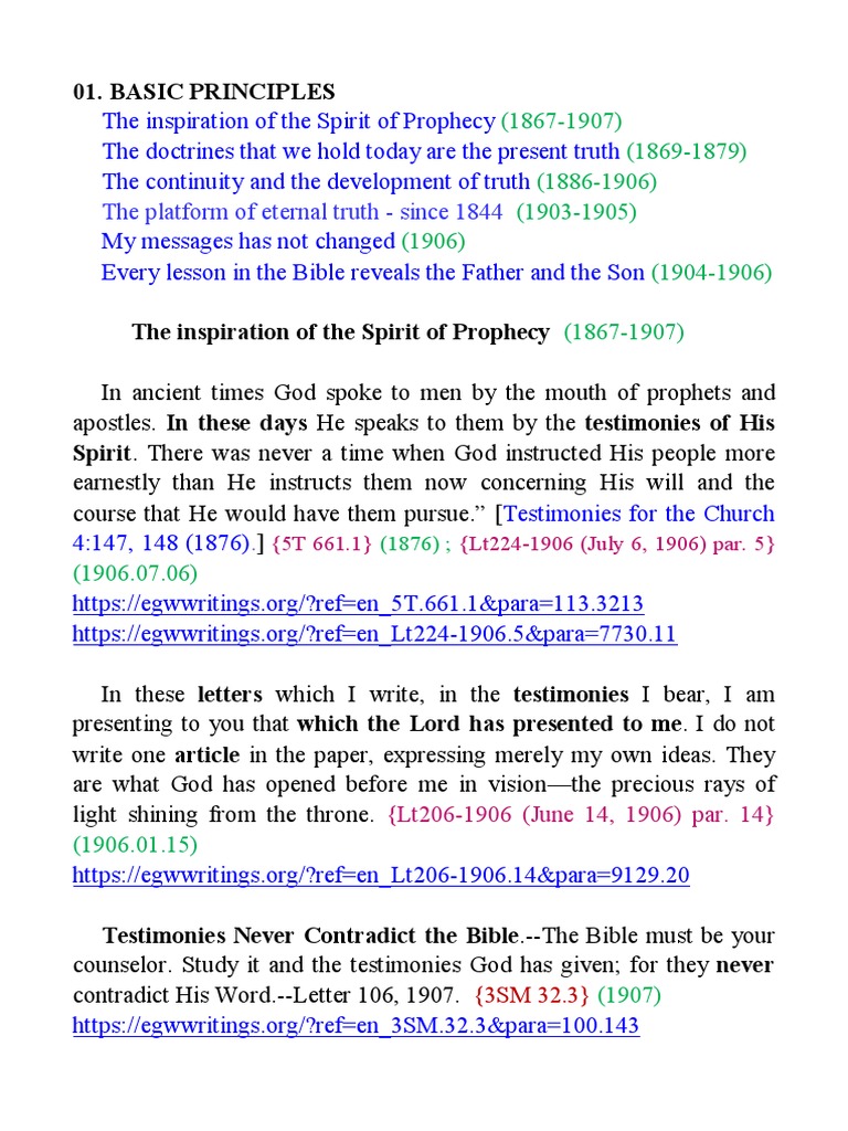 Basic Principles | PDF | Systematic Theology | Ancient Mediterranean ...