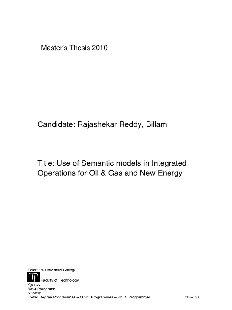 Master Thesis Report | PDF | Computing | Computing And Information ...