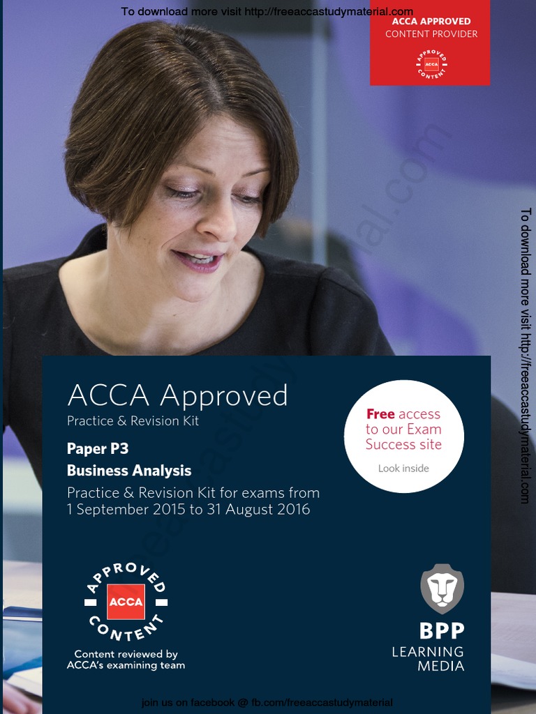 ACCA P3 Business Analysis - Practice and Revision Kit PDF | PDF ...