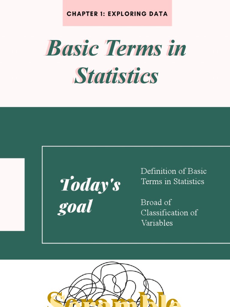 Basic Terms in Statistics | PDF | Quantitative Research | Survey ...