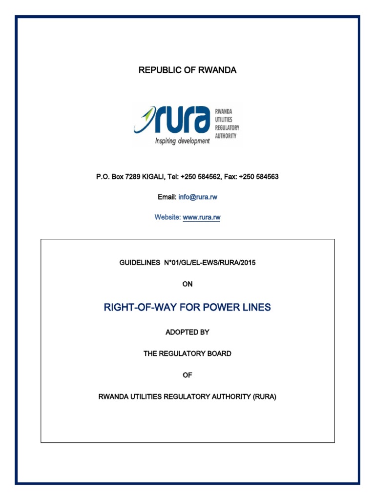 Power Line Right-of-Way Guide | PDF | Easement | Electric Power ...