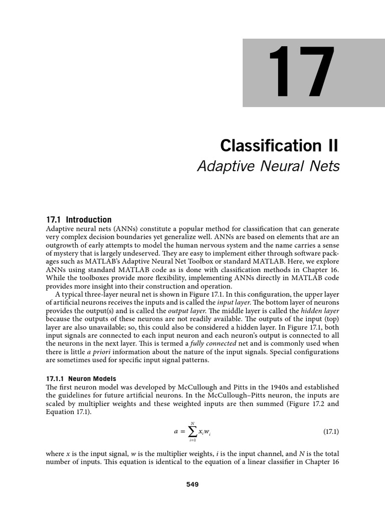 Clasificare Retele Neuronale Adaptive | Download Free PDF | Artificial ...