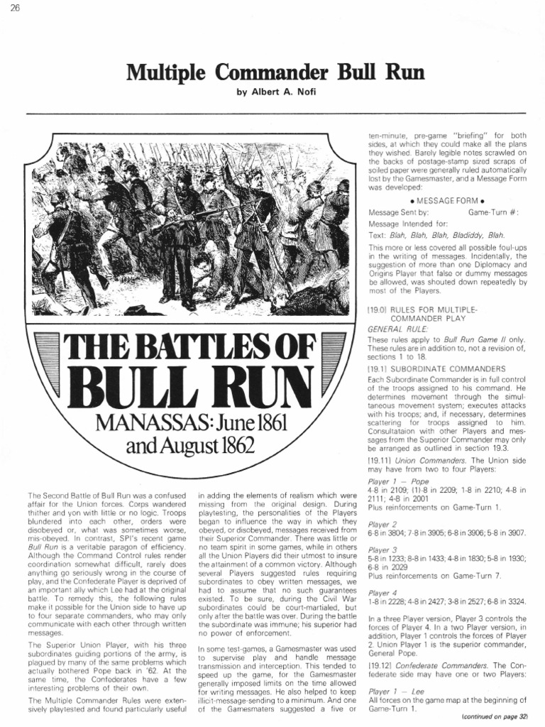 Bull Run | PDF | First Battle Of Bull Run | Confederate States Of America