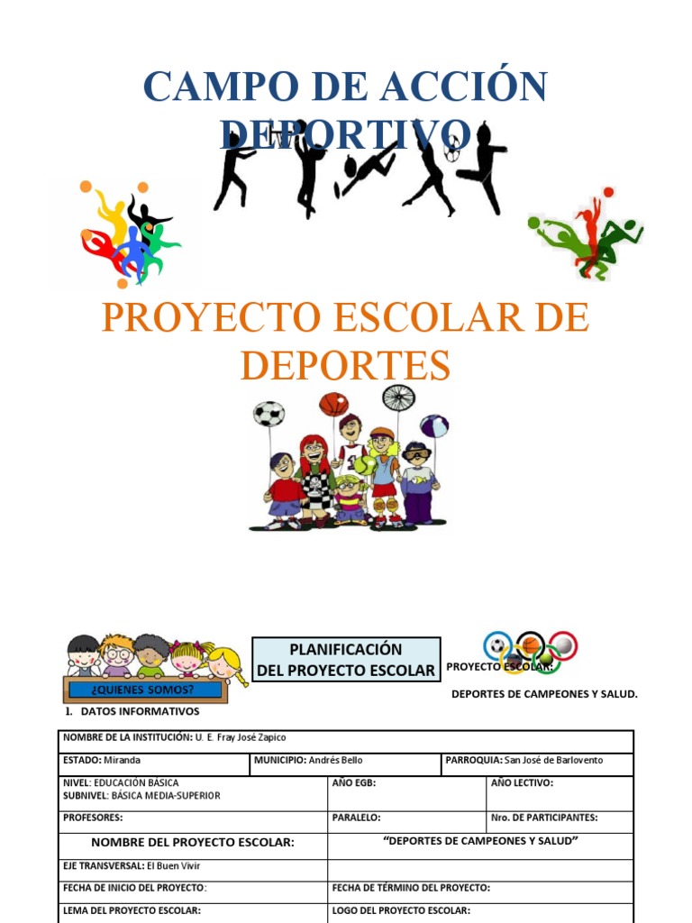 PROYECTO de DEPORTES | Descargar gratis PDF | Deportes | Vóleibol