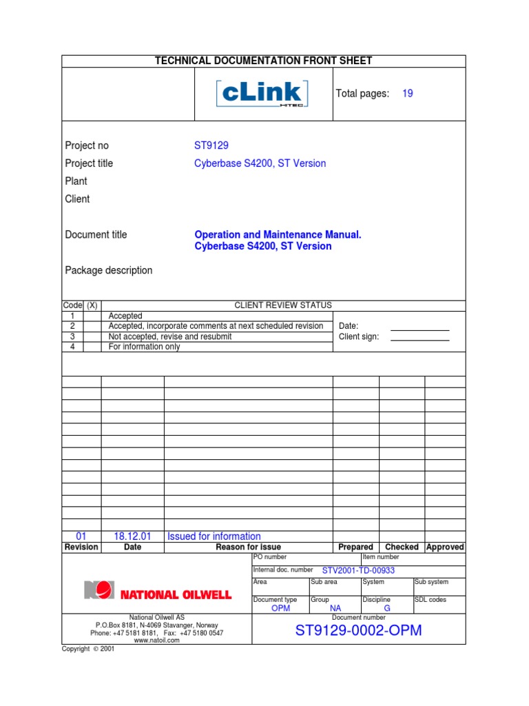 Total Pages:: Technical Documentation Front Sheet | PDF | Computer ...