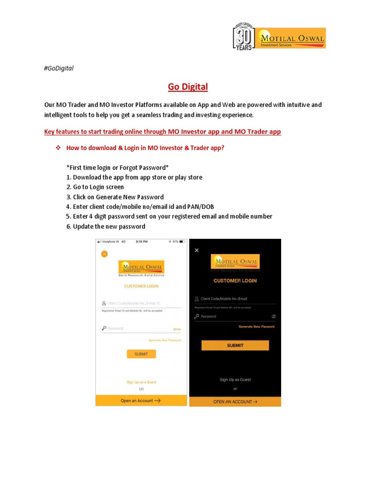 Go Digital DIY Document | PDF | Order (Exchange) | Mobile App