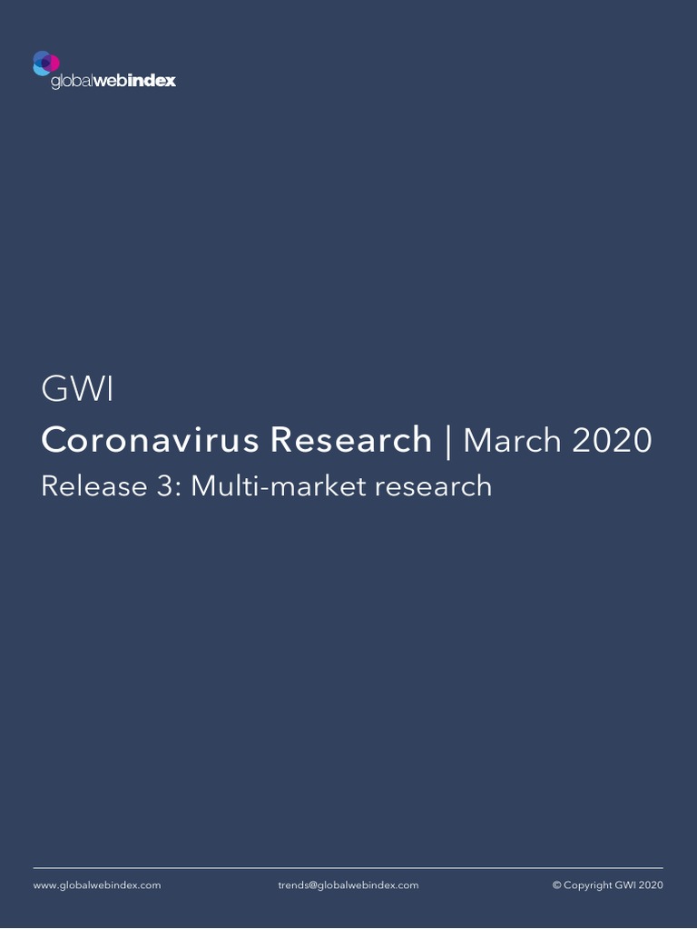 GWI March 2020 - Multi-Market Data | PDF | Millennials | Smartphone