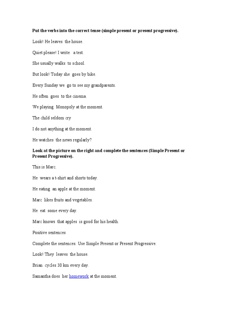 Deber de Igles Simple Present | PDF | Language Arts & Discipline | Wellness