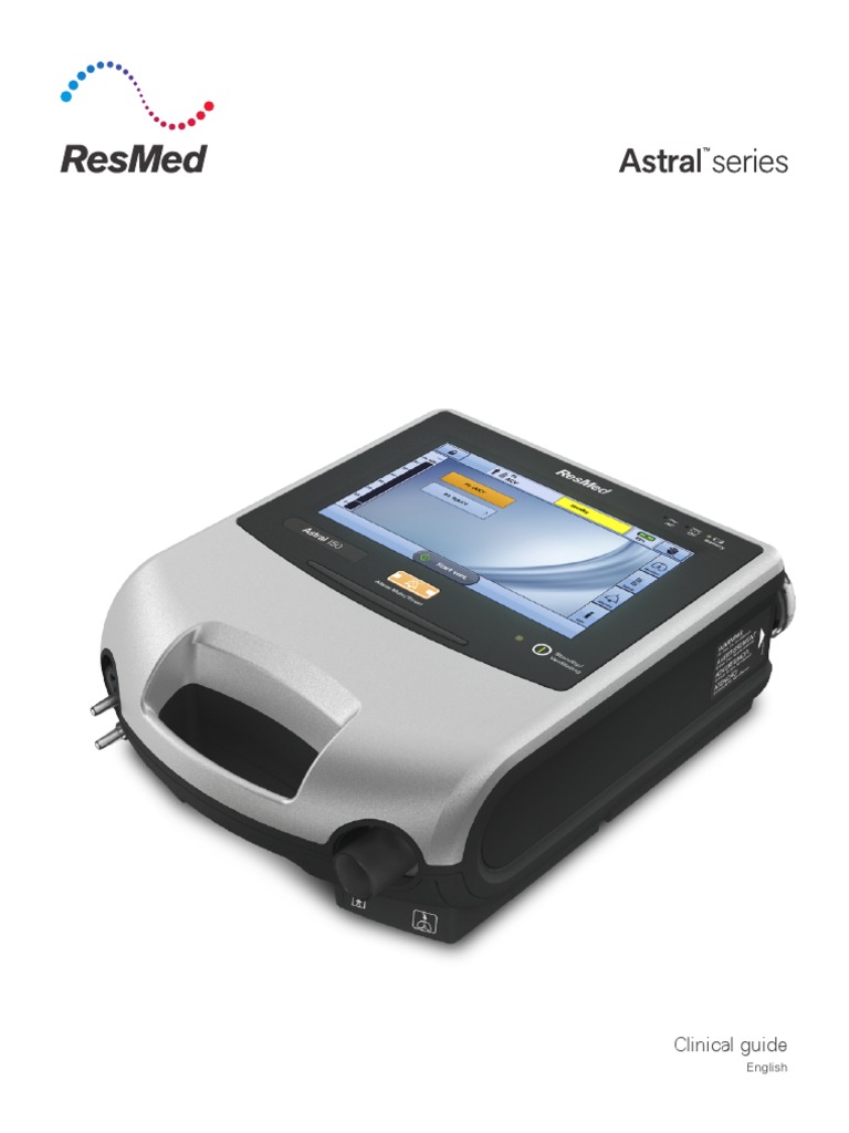 Astral-100-150 Clinical-Guide Amer Eng | PDF | Menu (Computing) | Breathing