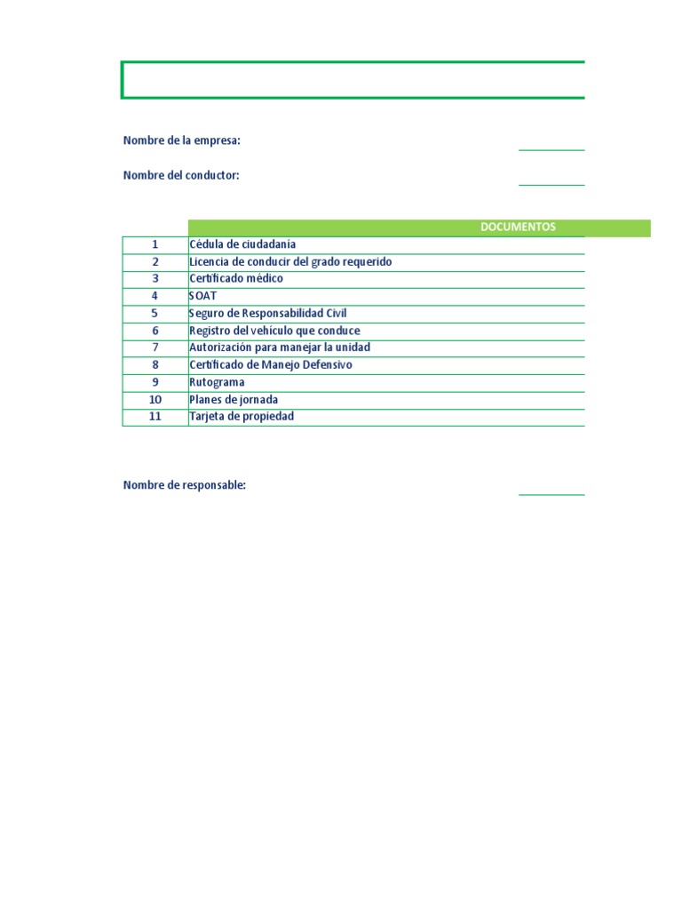 Formato de Control de Documentos | PDF