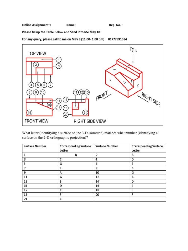 Match 2d To The 3d Part of The Object | PDF