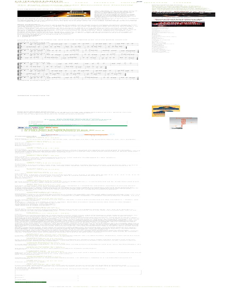 The Eight Amazing Spider Exercises For Dexterity - GUITARHABITS PDF ...