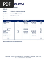 TDS of PVC Resin SG5 PDF | PDF