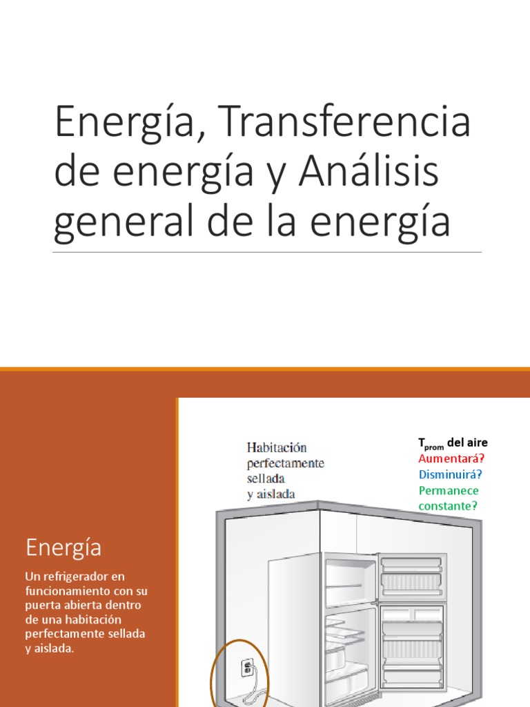Energia Transferencia de Energia y Anali | PDF | Calor | Termodinámica