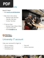 Student Guide To UoL Enquiry Hub (v3) | PDF | Computer File | Password