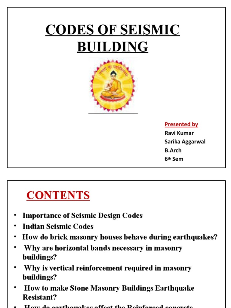 Codes of Seismic Building | PDF | Earthquake Engineering | Buckling