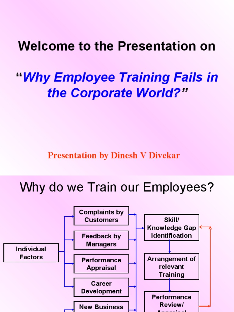 Reasons Employee Training Fails | PDF | Performance Appraisal | Behavior