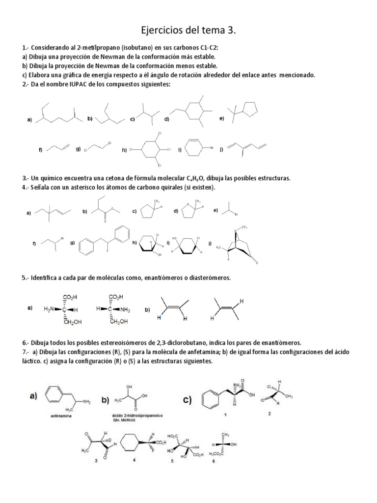 Ejercicios Del Tema 3 | PDF