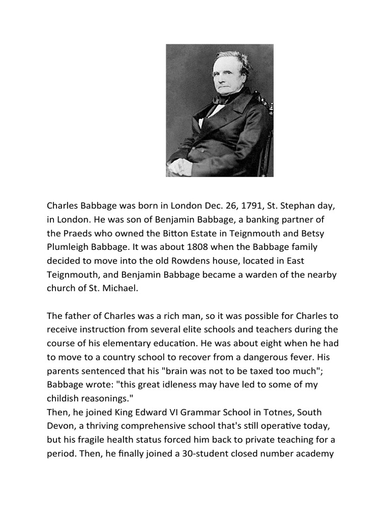 Charles Babbage