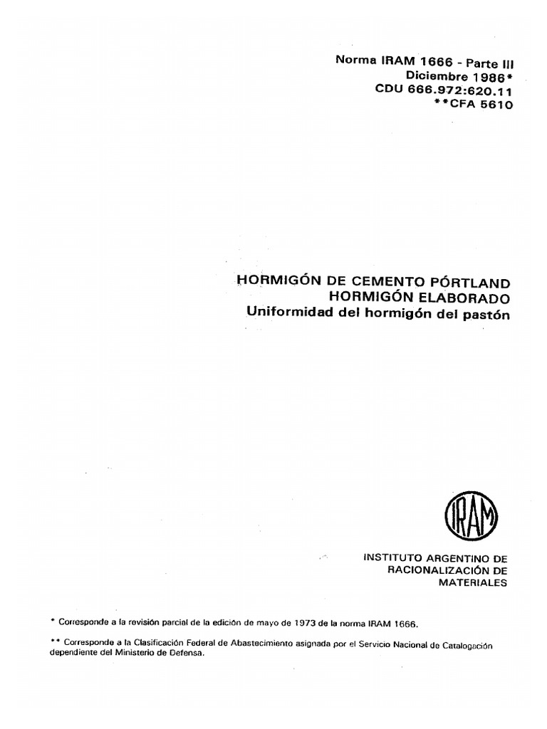 Iram 1666 Iii | PDF