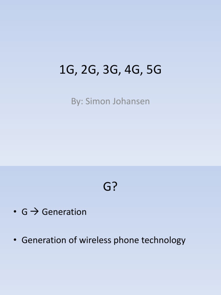 Evolution of Mobile Networks: 1G to 5G | PDF