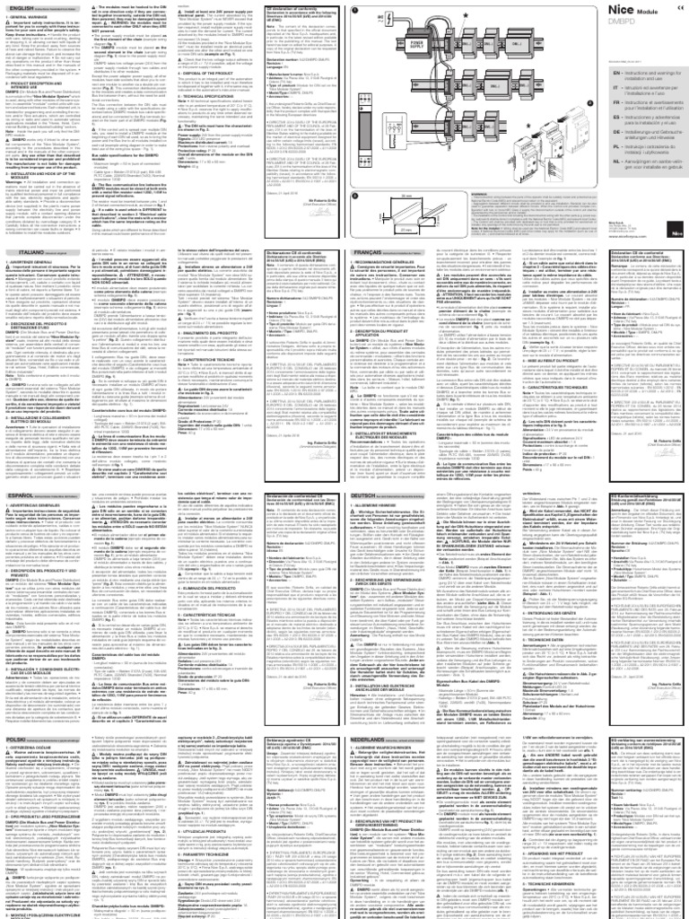 DMBPD | PDF | Power Supply | Electrical Wiring
