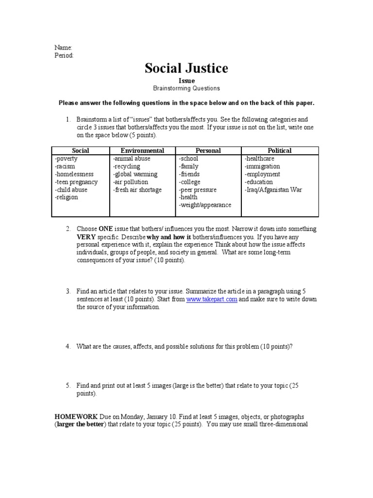Social Justice | PDF