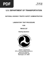 Fmvss 209 Seat Belts Tp-209-08 | PDF | Calibration | Seat Belt