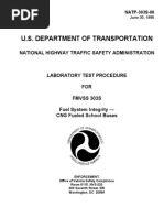 FMVSS 301 - Fuel System Integr | PDF