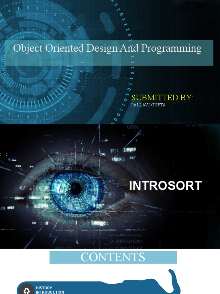 Object Oriented Design and Programming: Submitted by | PDF ...