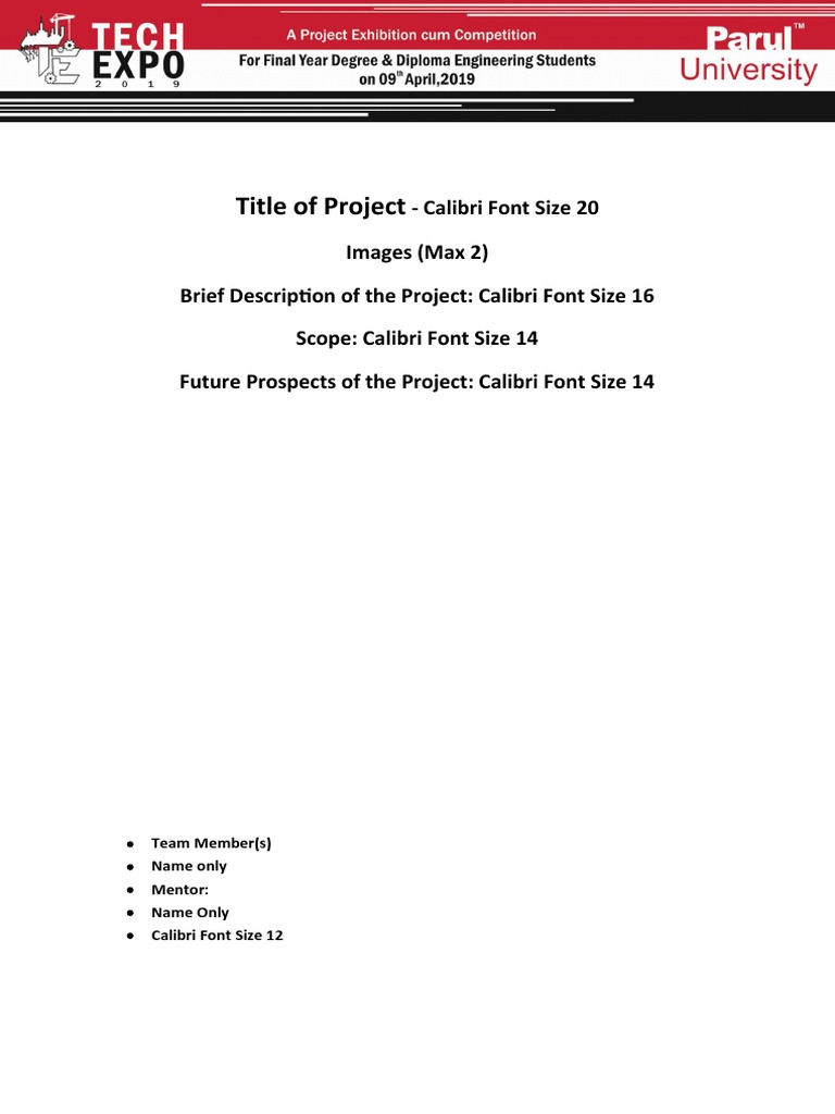 One Page Format | PDF