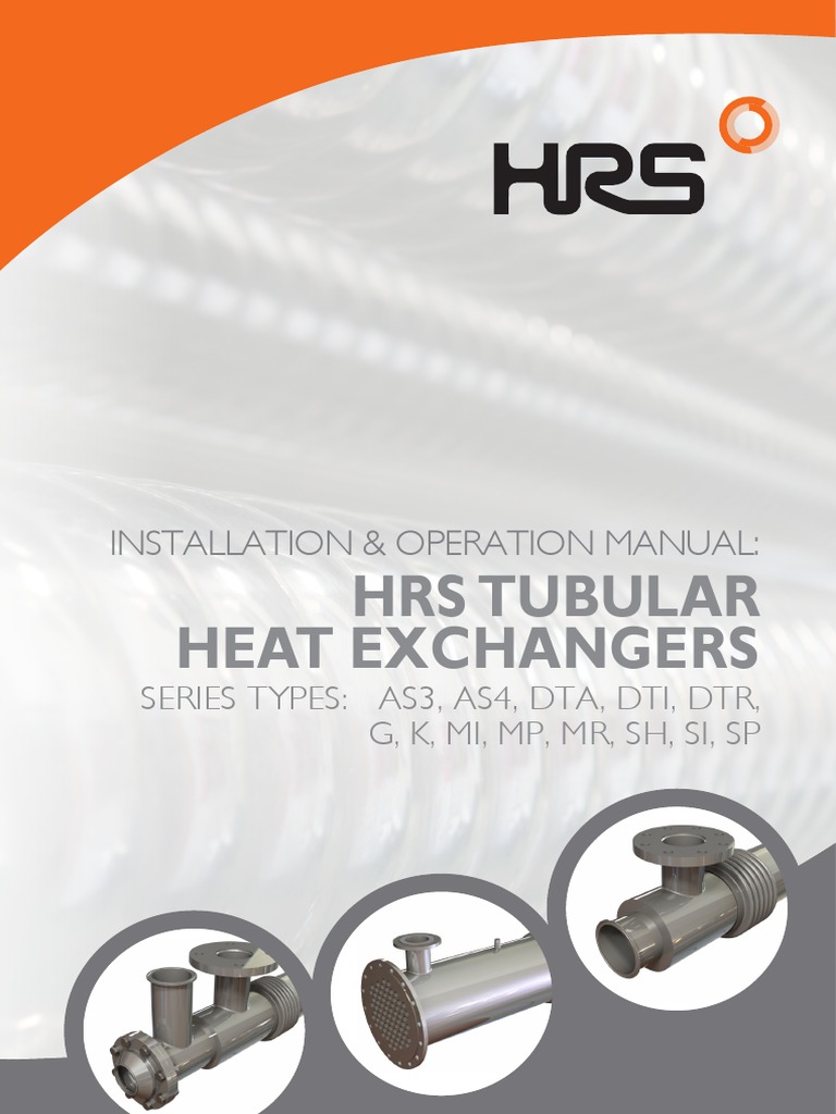 Hrs Tubular Heat Exchangers: Installation & Operation Manual | PDF ...