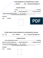 Sample Institution Certificate | PDF