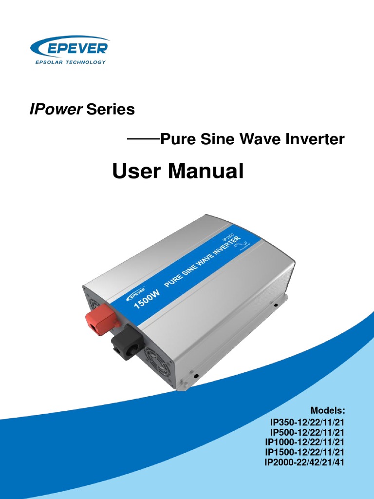 User Manual: Ipower Series | PDF | Power Inverter | Power Supply