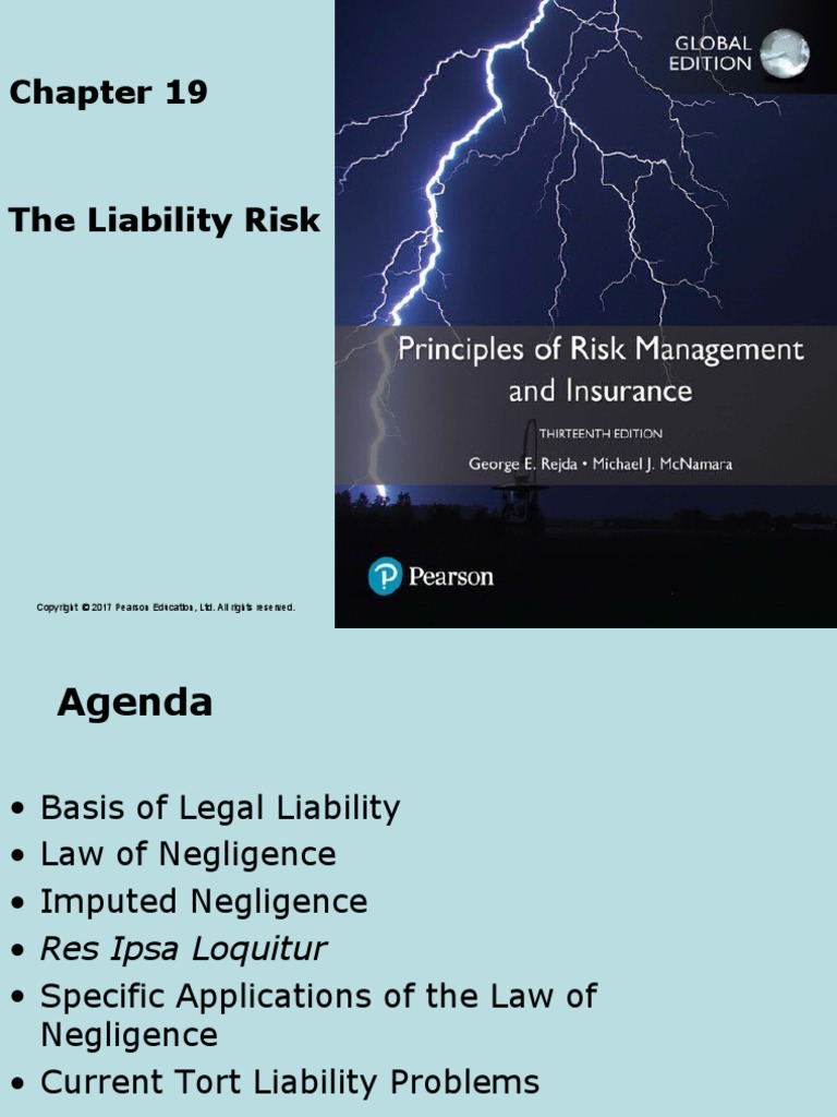 Rejda rmiGE ppt19 | PDF | Tort | Negligence