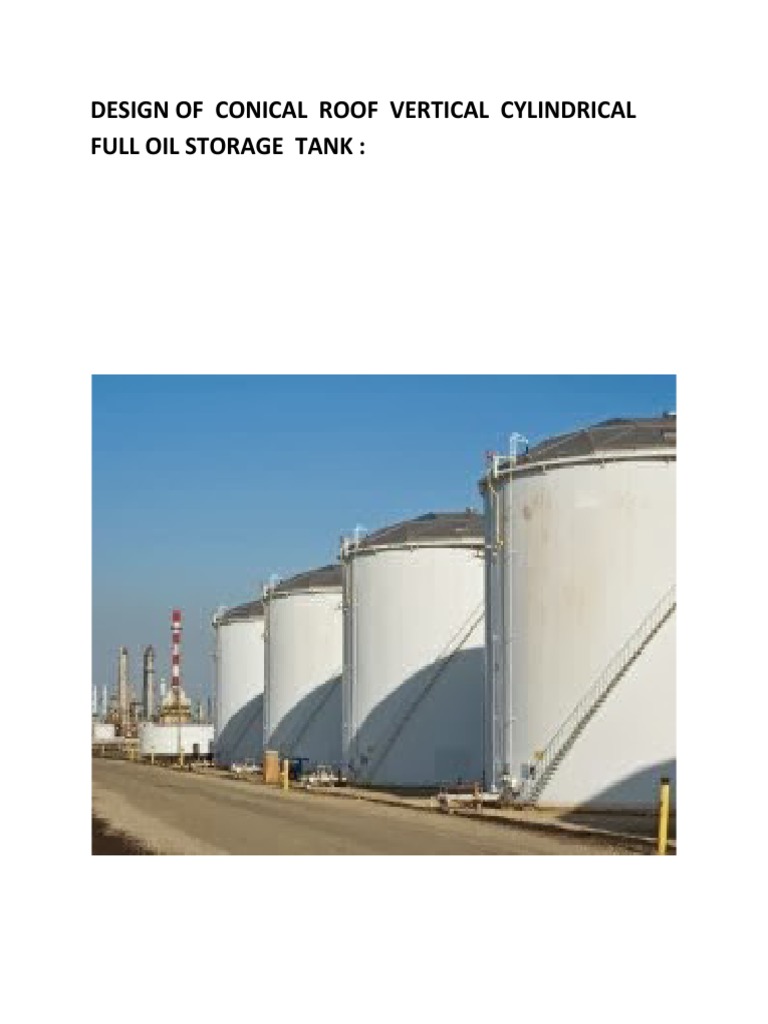 Conical Roof Tank Design Specifications | PDF