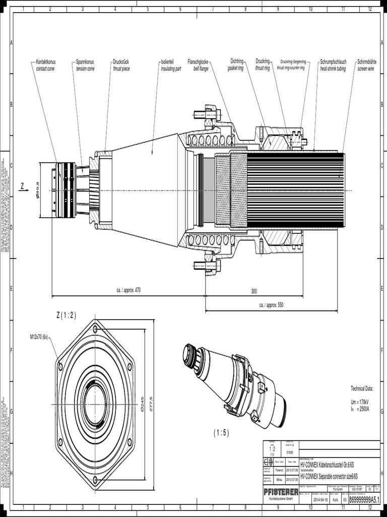 HV-CONNEX Separable - Data Sheet Connex Size 6S - Connector | PDF ...