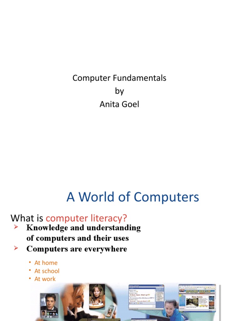 Computer Fundamentals by Anita Goel | PDF | Input/Output | Computer ...