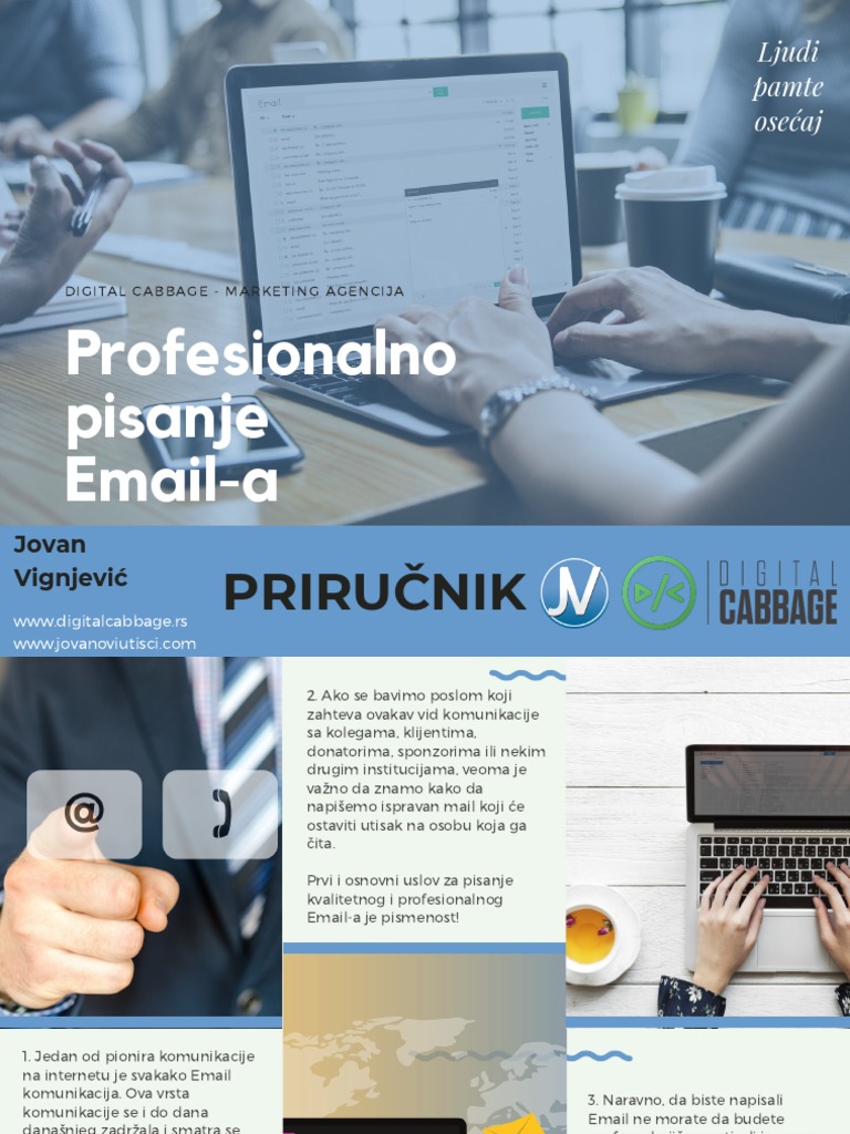 Profesionalno Pisanje Email A PRIRUČNIK | PDF