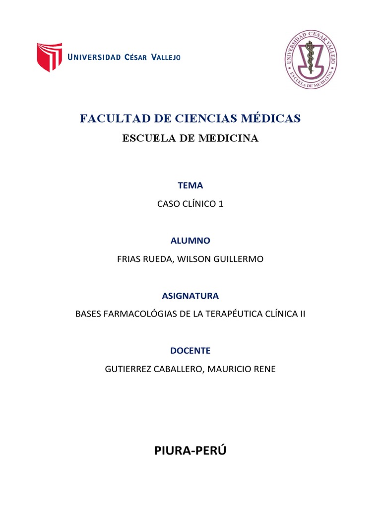 Caso Clinico 1 Frias Rueda Wilson | PDF | Enfermedad renal crónica ...