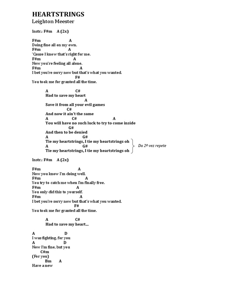 Leighton Meester - Heartstrings | PDF