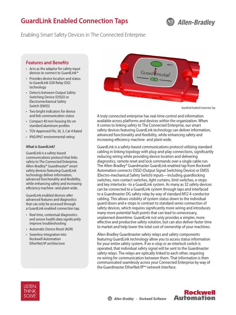 GuardLink Enabled Connection Taps Product Profile | PDF | Ethernet ...