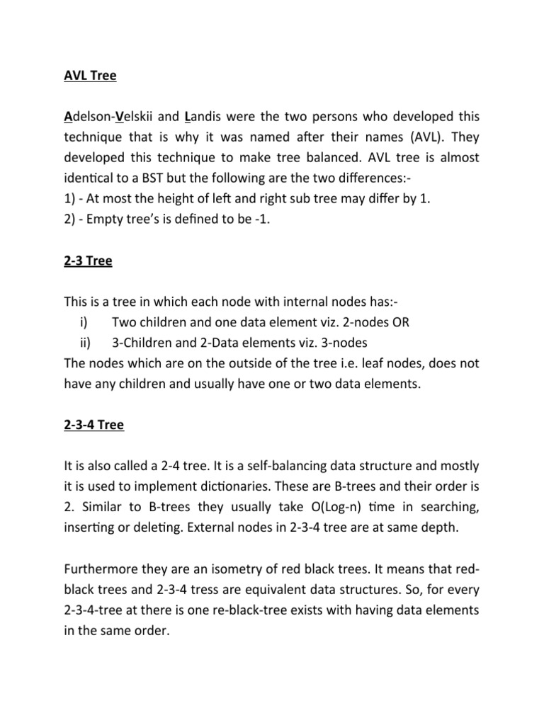 AVL Tree Assignment | PDF | Computer Data | Computing AVL Tree Assignment | PDF | Computer Data | Computing